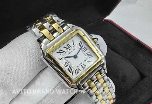 Наручные часы cartier Panthère 27mm золото сталь