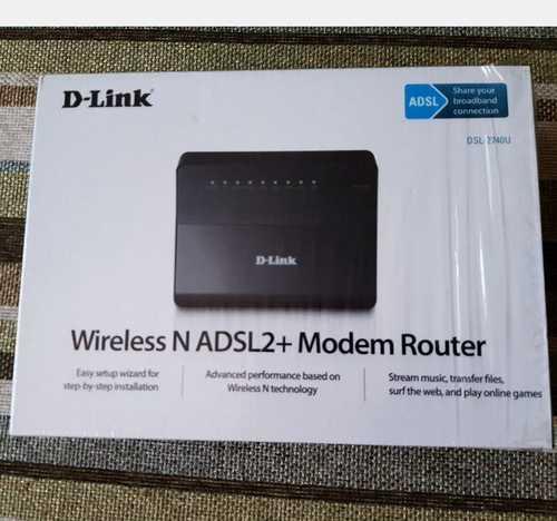 Adsl модем D-Link DSL-2740U Wi Fi роутер