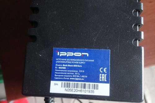 Ибп ippon black basic 850 euro