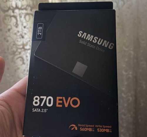 Ssd Samsung evo 870 2tb новый