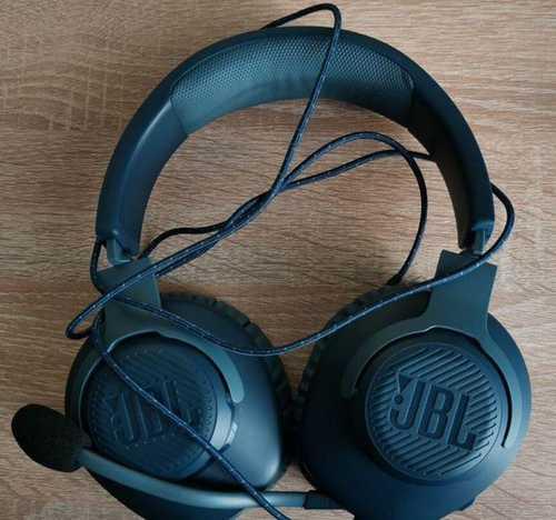 Проводные наушники JBL quantum 100 синий