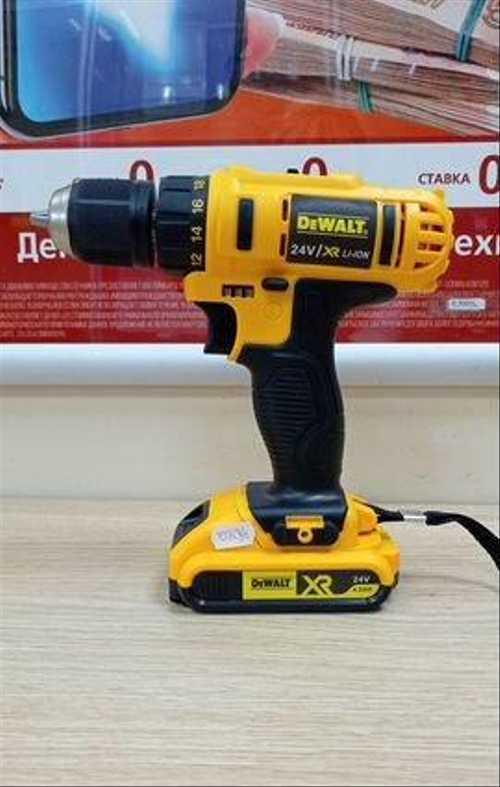 Шуруповерт DeWalt DCD724 24V арт 0286/973