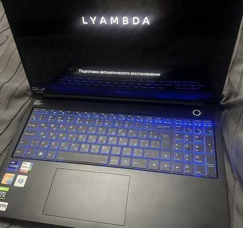 Ноутбук игровой lyambda LLT156M01djns BK