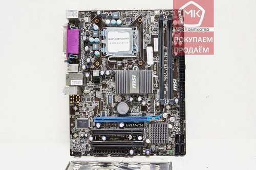 Socket 775 MSI G41M-P26 (Quad Support / DDR3)