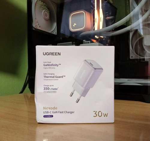 Зарядное устройство ugreen 30w