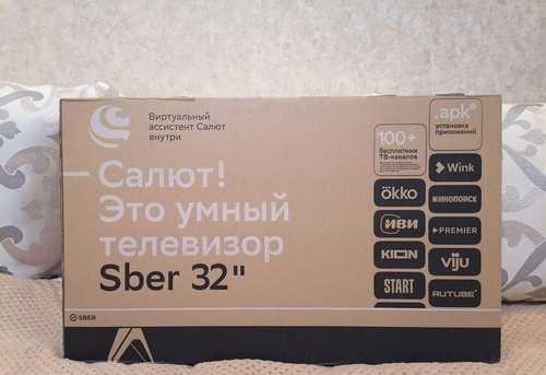 Телевизор Sber SDX-32H2120B, 32 (81 см) HD