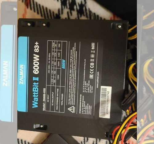 Блок питания 600w zalman wattbit 2 83 