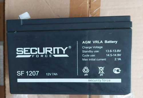 Аккумуляторная батарея Security sf 1207 12В