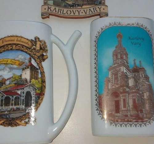 Курортная кружка из Карловых Вар, Чехия