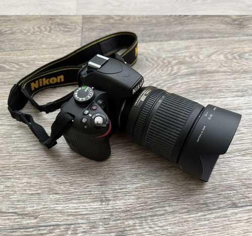 Зеркальный фотоаппарат nikon D3200