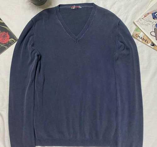 Джемпер Prada faded cotton jumper, made in Italy