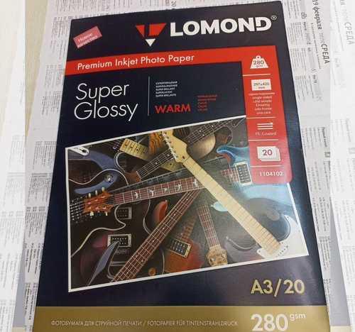 Фотобумага lomond Premium Inkjet Photo Paper Super