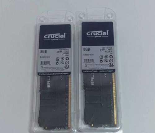 Crucial Ballistix DDR4 - 16гб 3200mhz