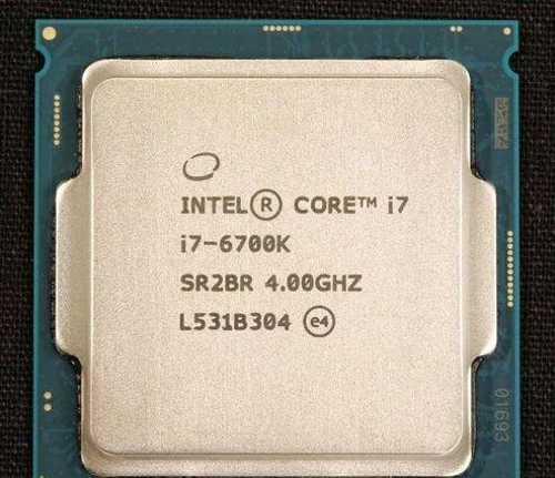 Intel i7-6700K 1151 разгон 4.0-4.5Ghz DDR4 Трейдин