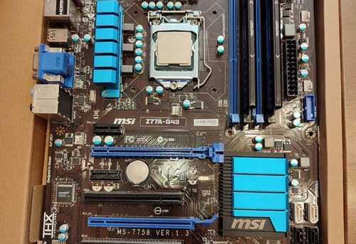 Intel core i7 3770 r9 270x Msi z77ag43