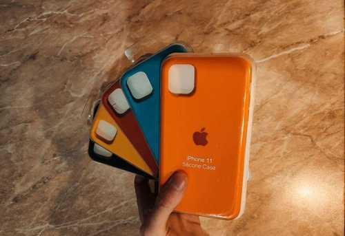 Чехлы iPhone 11 Silicon Case Новые