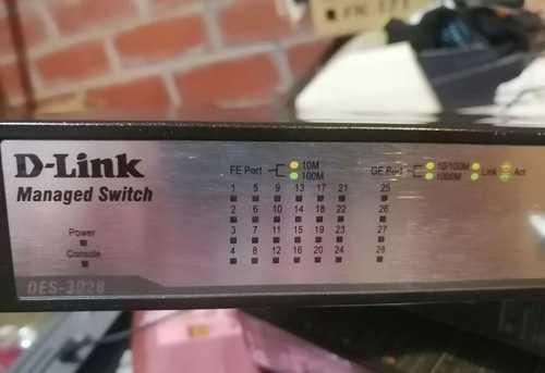 Коммутатор D-link des3028