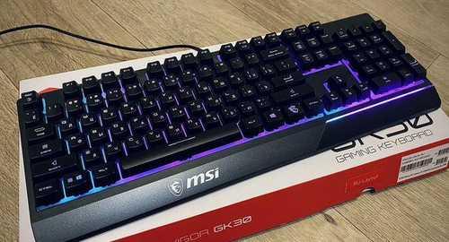 MSI Vigor GK30 игровая проводная RGB-клавиатура