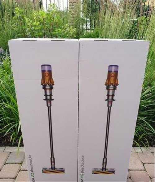 Новый пылесос Dyson V12 Detect Slim Absolute