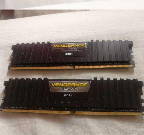 Оперативная память ddr4 8gb x2(16gb)