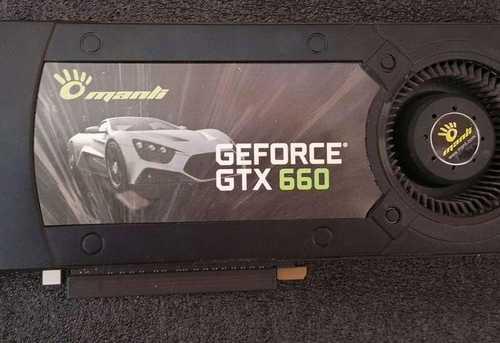 Видеокарта Nvidia GTX 660 2 гб 192bit