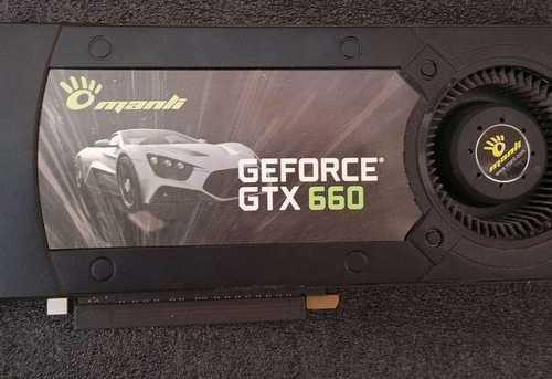 Видеокарта Nvidia GTX 660 2 гб 192bit