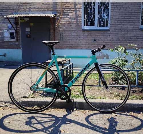 Велосипед фикс fixed gear, tsunami snm 100