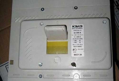 Автоматический выключатель ва57-39 400А