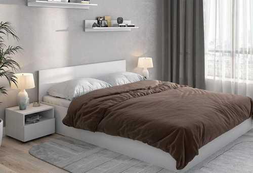 Кровать двухспальная 160 200 текстурная
