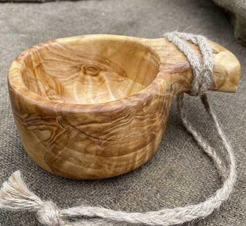 Кукса - деревянная кружка из сувеля березы