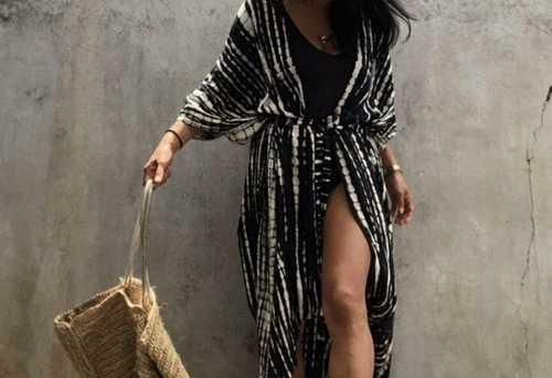 Туника пляжная халат-кимоно в наличии