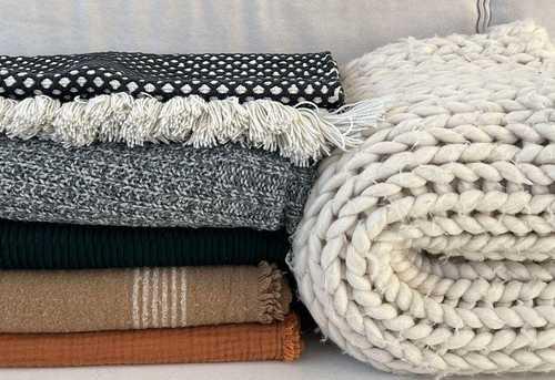 Пледы IKEA и h&m home