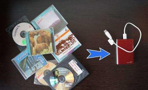 Перенос информации с сd DVD дисков на USB носители