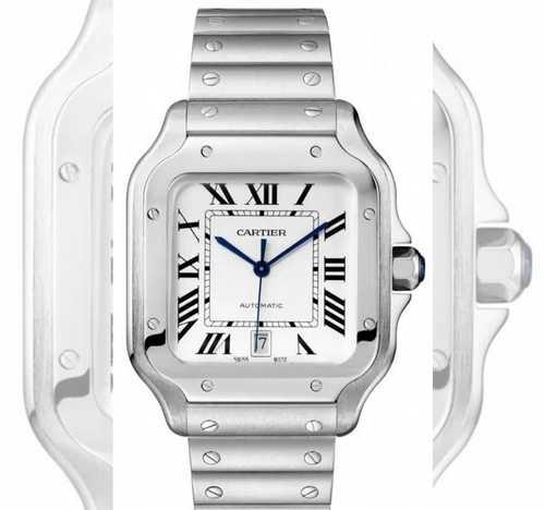 Часы Cartier Santos De Cartier wssa0018. 39,8 мм