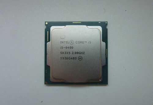 Процессор intel i5 9400f