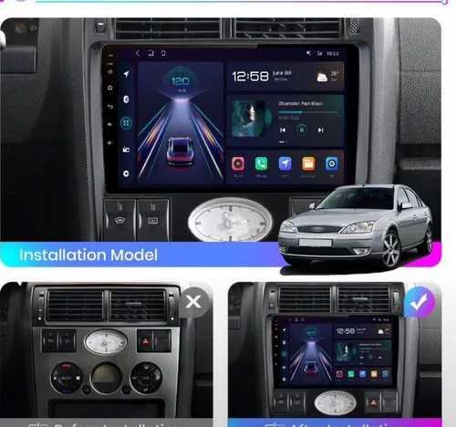 Магнитолла 2 din Android Ford Mondeo 2000-2007