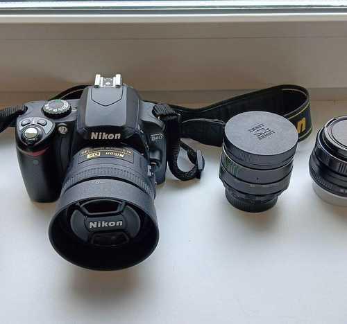 Nikon D40 Kit + много всего