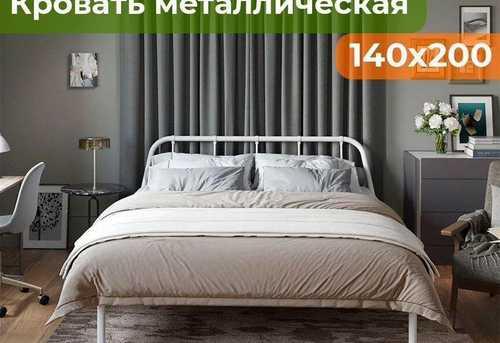 Кровать Мира 140х200 металлическая двуспальная