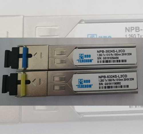 Модуль SFP 1.25Gbps, SC