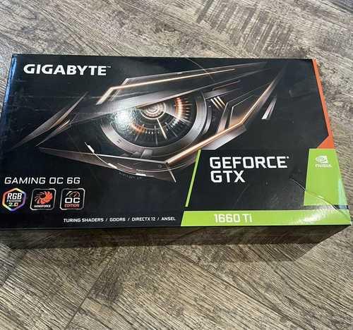 Видеокарта GeForce GTX 1660ti 6GB 3x