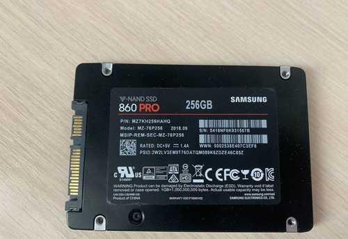 Ssd samsung 860 pro 256gb