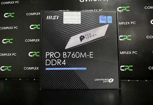 Материнская плата MSI Pro B760M-E DDR4