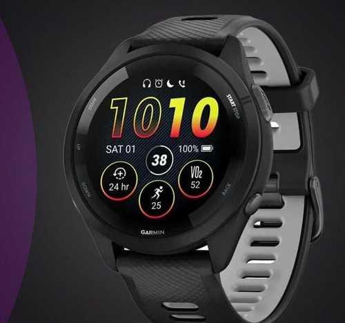 Garmin Forerunner 265, черный / серый