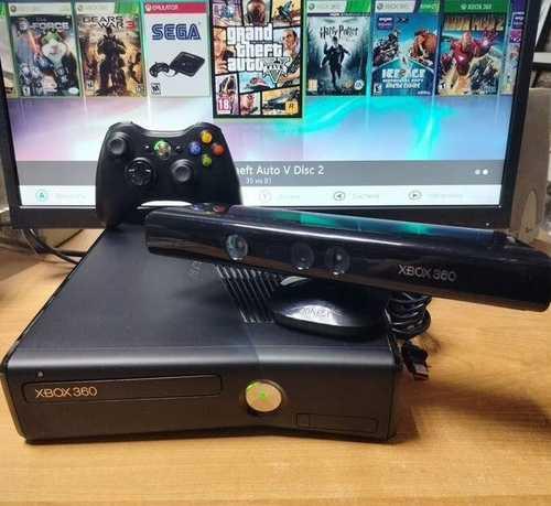 Xbox 360S 500Gb Kinect Джой 81 Игра FreeBoot