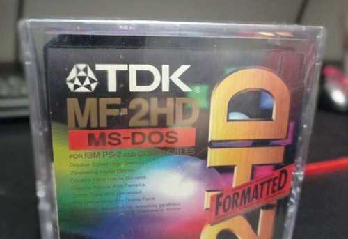 Дискеты 3.5, 1.44 мб, TDK MF-2HD 10 шт