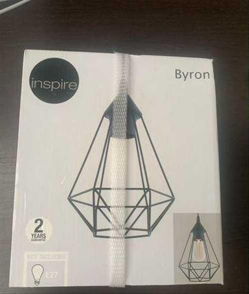Светильник подвесной Inspire Byron 1 лампа E27Х60