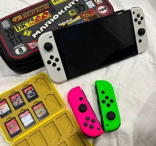 Nintendo switch oled с играми