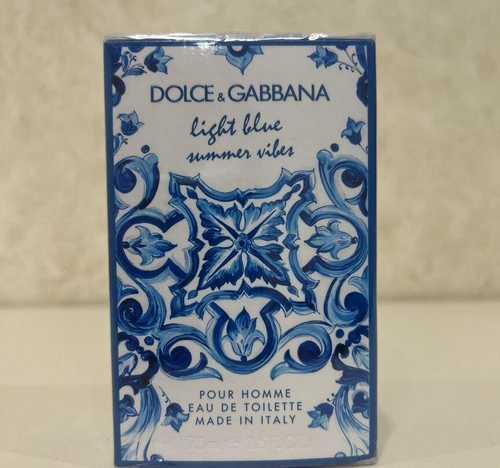 Dolce Gabbana Light Blue Summer Vibes