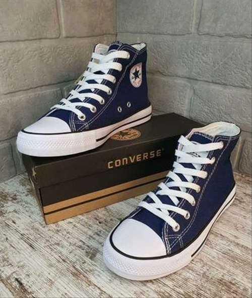 Кеды Converse All Star. Высокие. Синий