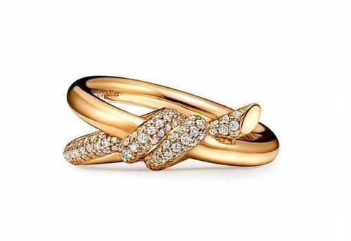 Кольцо Tiffany & Co Knot Double Row in Yellow Gold